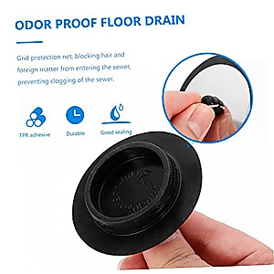 PAMINGONO 2pcs Pool Stopper Kitchen Sink Stopper Sink Drain Stopper Kitchen Drains Stopper Sink Sealing Tub Plug Bathtub Drain Stoppers Bathroom Sink Strainer Tub Stopper Black Rubber