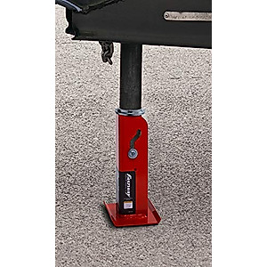 Fastway FLIP 88-00-4500 Trailer Tongue Automatic Fold-Up Jack Foot Plate for 2 1/4" Jacks-4" Extension (2-Inch Inner Jack Tube)