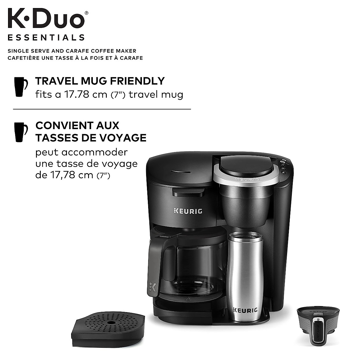 Keurig K-Duo Essentials K-Cup Pod Black