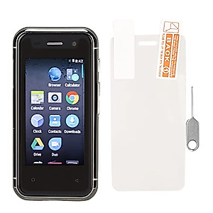 ASHATA Unlocked Mini Smartphone, S9 4G Smartphone 2.5 Inch Dual Sim Cell Phone Student Pocket Cellphone, Support WiFi Bluetooth Hotspot, 2GB 8GB,Gifts for Students,Kids(White)