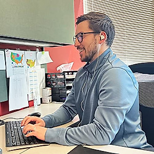 Comply Foam SmartCore Series Round 2.0 Ear Tips for Wired Devices and IEMs | Ultimate Comfort | Unshakeable Fit | TechDefender| Large, 3 Pairs