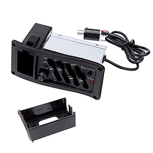 EQ-7545R Piezo Pickup Acoustic Guitar Preamp Amplifier Equalizer Tuner