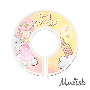 Modish Labels Baby Clothes Size Dividers, Baby Closet Organizers, Size Dividers, Baby Closet Organizers, Closet Dividers, Clothes Organizer, Nursery, Girl, Boho, Fairy, Princess, Fairies (Baby)