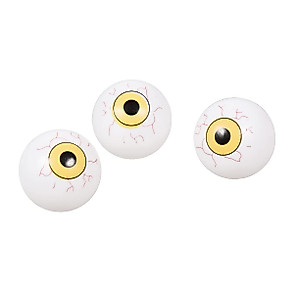 Super Creepy Plastic Hollow Eyeballs- Halloween Decorations - Zombie Eyeballs- Set of 36
