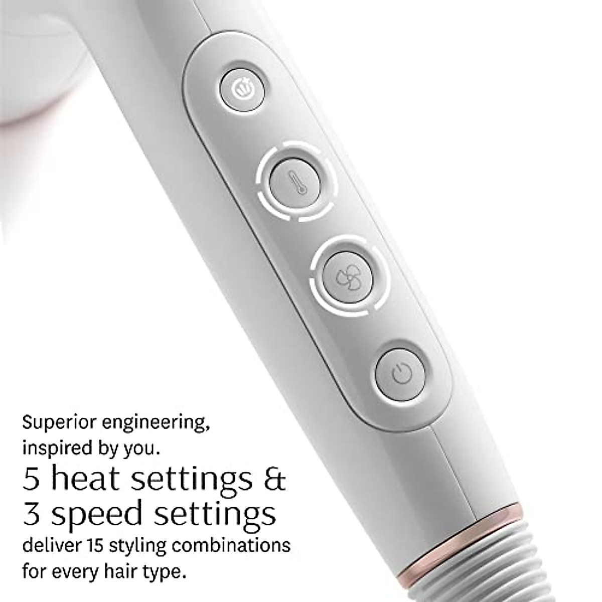 T3 AireLuxe Digital Ionic Professional Blow Hair Dryer, Fast Drying, Lightweight and Ergonomic, Volume Boosting, Frizz Smoothing, Multiple Heat and Speed Combinations
