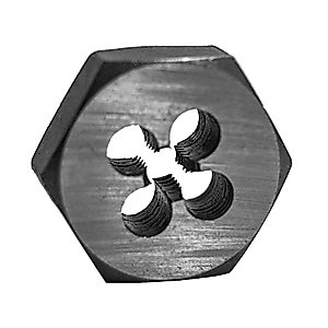Century Drill & Tool 96205 Carbon Steel Die, 3/8-16NC