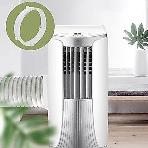 LAPUTA Exhaust Hose Connector Portable Cost-Effective Low Wind Noise ABS RV Mobile Air Conditioner Duct Interface for KYR-35/KY-25 White