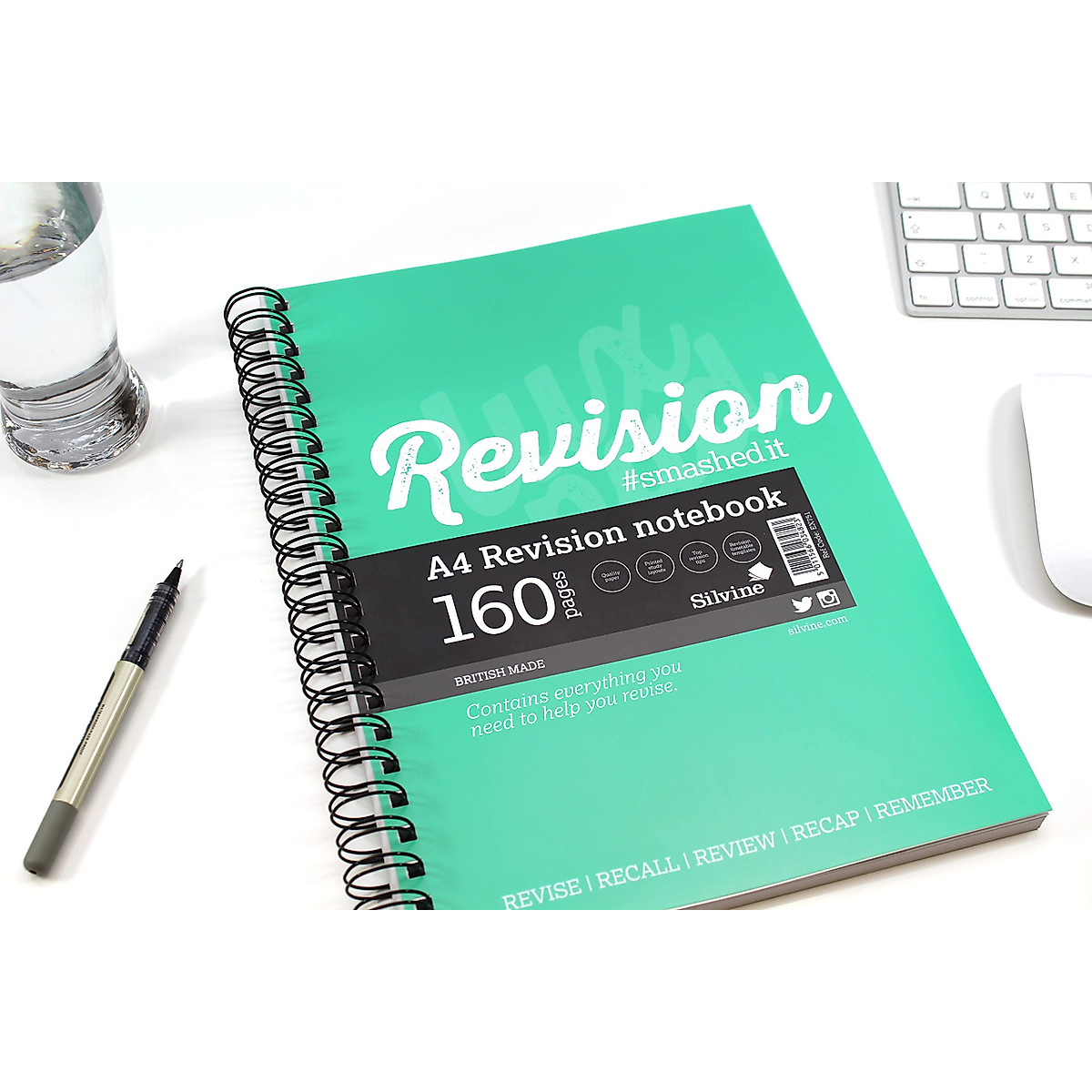 Silvine A4 Luxpad Revision Notebook Wirebound