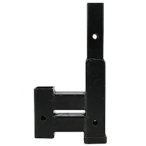 4000 LB Dual 2" Trailer Hitch Receiver Rise-Drop Adapter Extender Extension Tow