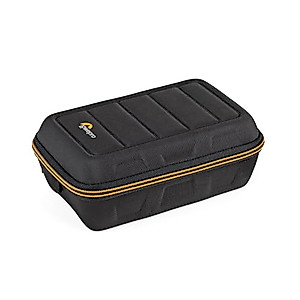 Lowepro Hardside CS 60 Case for Small Drone, Mirrorless Cameras or 2 Action Cameras, 1-2 Lenses, Accessories, 14.00 x 8.51 x 22.71 cm, Black