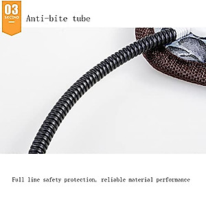 pstuiky Pet Electric Blanket Heating Soft Pad Three Gears Adjustable Temperature Electric Warmer Blanket Dog Cat Pad Waterproof Bite-Resistant Wire Mat 2022