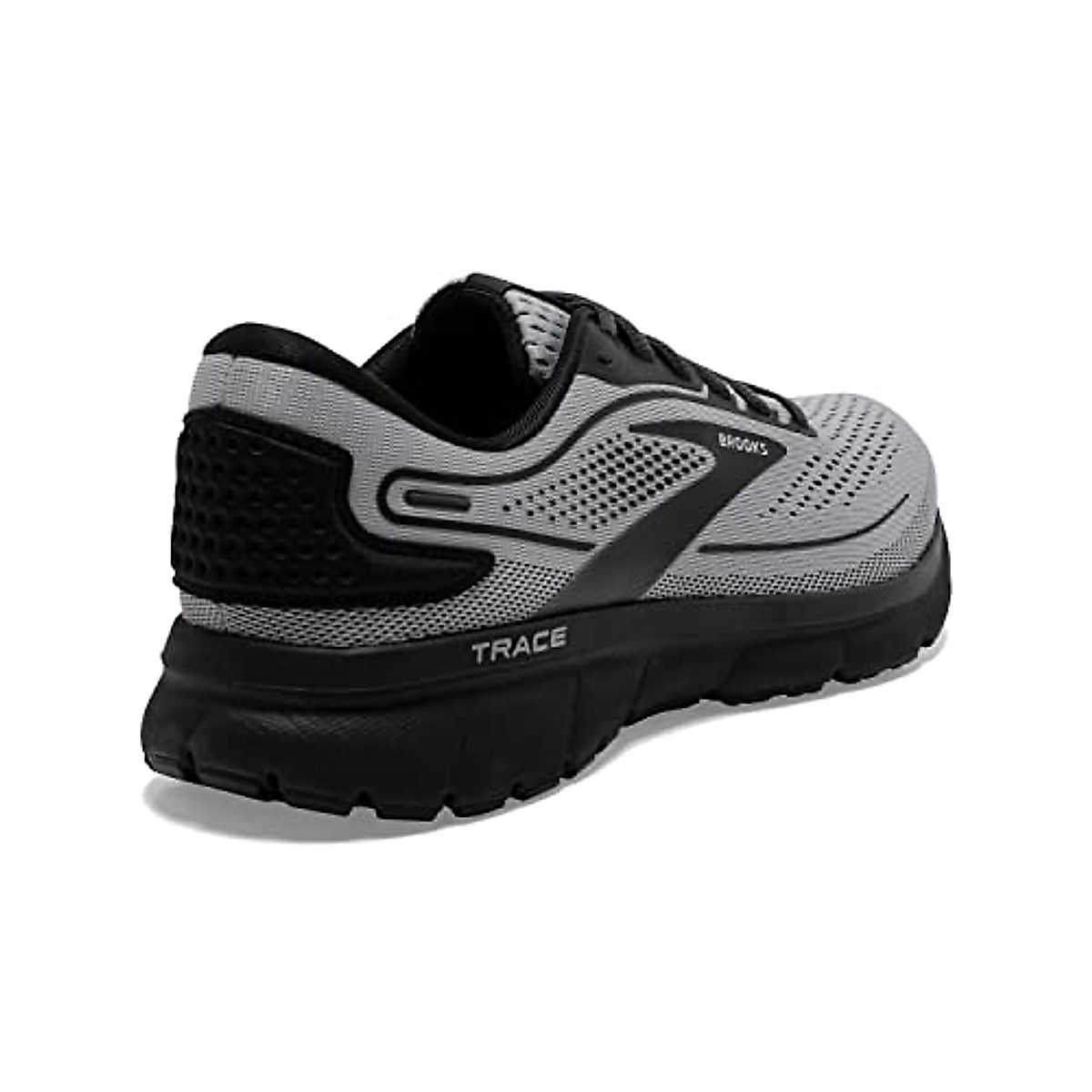 Brooks Men’s Trace 2 Neutral Running Shoe - Alloy/Black/Ebony - 8.5 Wide