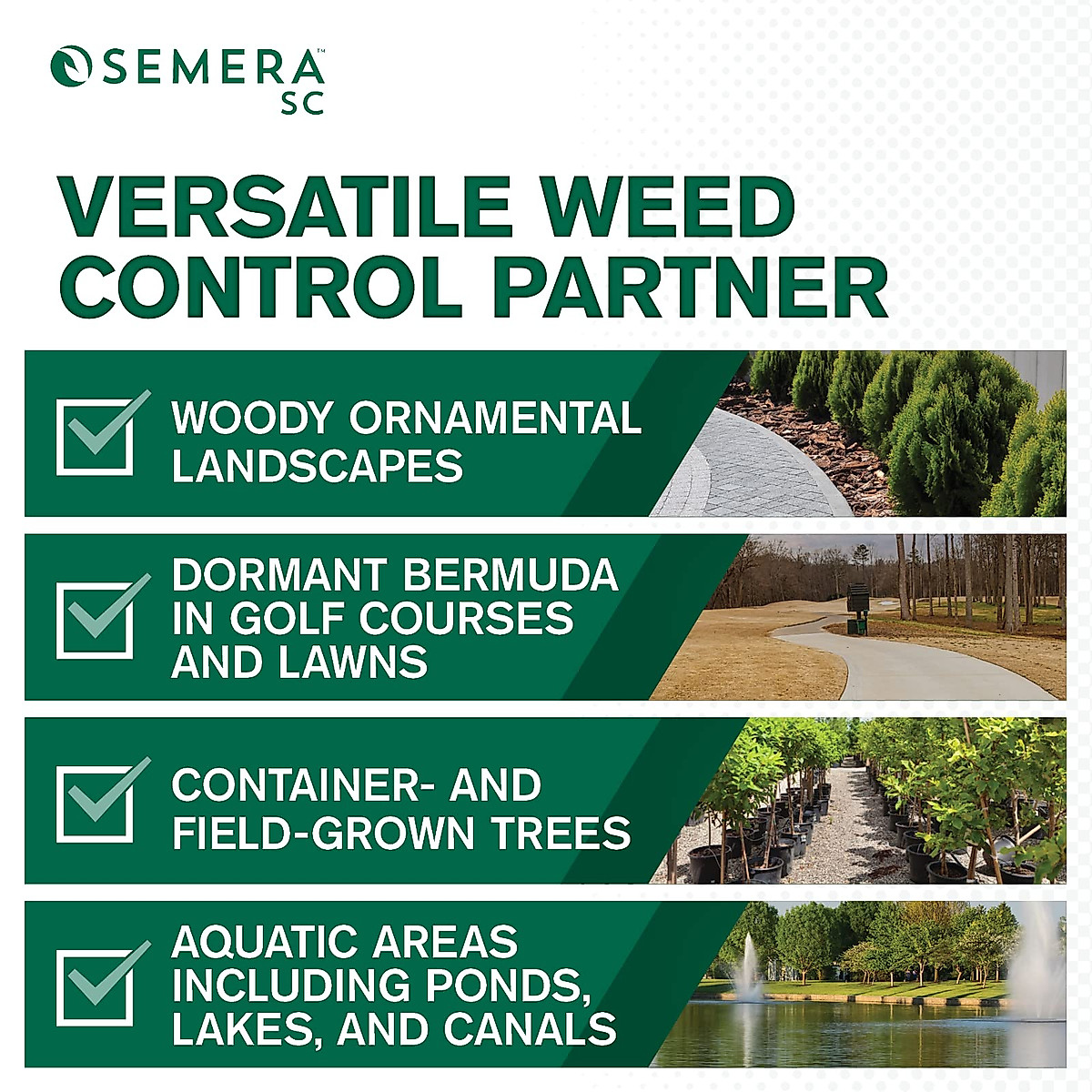 Semera SC Herbicide Concentrate (8 oz) by Atticus (Compare to SureGuard) – Flumioxazin Weed Killer – Season Long Lawn and Aquatic Weed Control