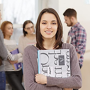 EOOUT 16pcs A3 Zipper Bags, Mesh Zipper Pouch, Document Bag with Labels, Plastic Zip File Folders in 16 Colors, Letter Size, Zipper Bags for Organizing, for School, Board Games and Office Supplies