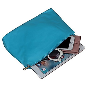 xhorizon FL1 Women Clear Tote Bag Purse Work Bag Waterproof Travel Bag Beach Handbag Gym Sports Bag (Blue)