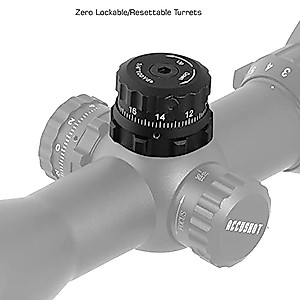 UTG 3-12X44 30mm Compact Scope, AO, 36-color Mil-dot, Rings , Black