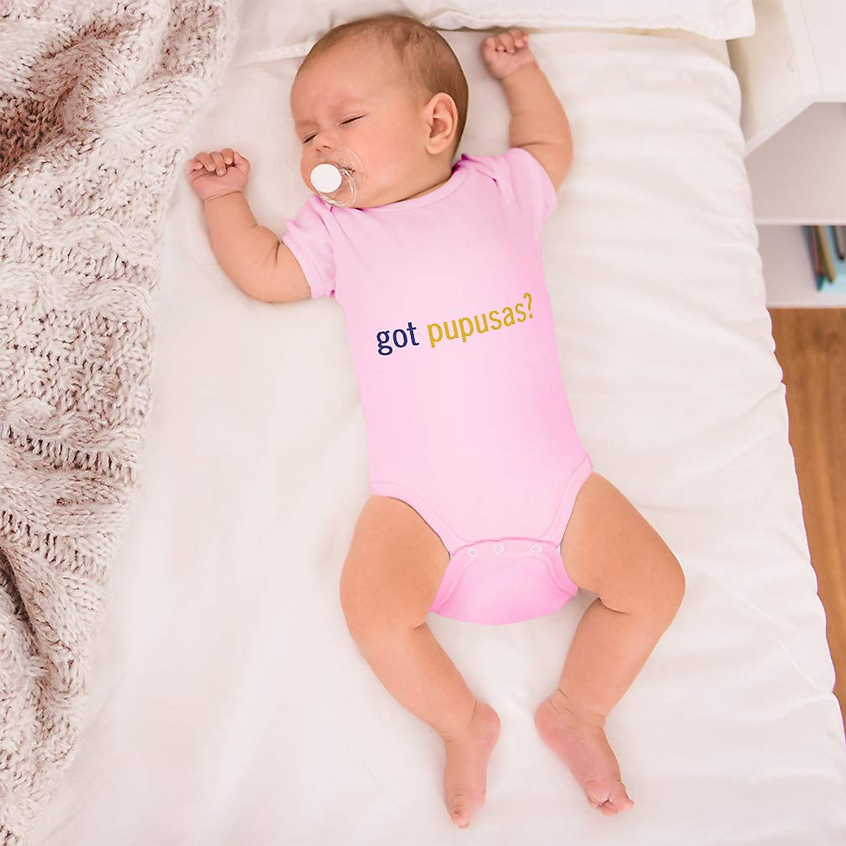 Cute Rascals Baby Bodysuit Got Pupusas Flatbread from El Salvador Funny Humor Boy & Girl Baby Clothes Funny Cotton Purple Design Only Newborn