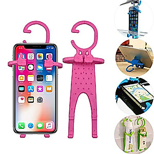 UnderReef Flexible Cell Phone Holder Hands-Free Universal Car Mount,GPS Navigation Battery Charging Desktop Stand (4 Pack A)