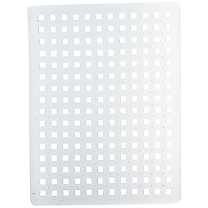Sink Mat - Medium Crystal Clear PVC Sink Protector by Better Housewares (Size 16 x 12 x 1)