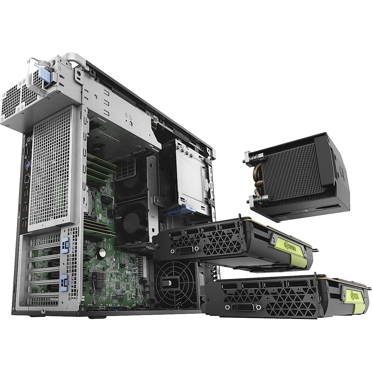 Dell Precision 5000 5820 Workstation - 1 x Intel Xeon Quad-core (4 Core) W-2225 4.10 GHz - 32 GB DDR4 SDRAM RAM - 1 TB HDD - 512 GB SSD - Tower