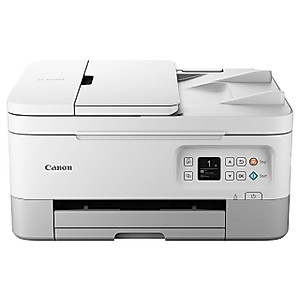 Canon TR7020 All-in-One Wireless Printer for Home Use, White, Compact (4460C022)