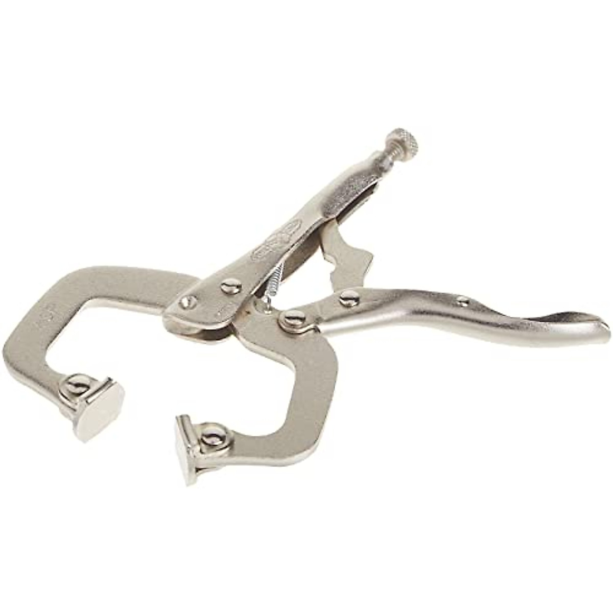 IRWIN VISE-GRIP C Clamp, Locking with Swivel Pads, 4-inch (165)