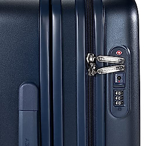 Briggs & Riley Sympatico Hardside Domestic Spinner Luggage, Matte Navy, 22-Inch Carry-On