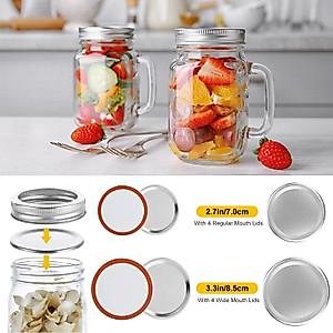 Electric Mason Jar Vacuum Sealer Kit for Wide and Regular Mouth, HUIJUTCHEN Cordless Mason Jar Sealer Vacuum Kit with LED Display for Power, Work Time, Auto Mason Jar Sealer Vacuum Kit for Foodsaver