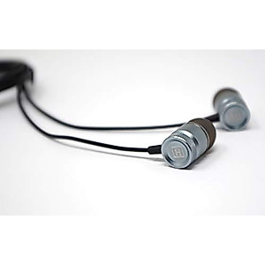 ElloGear EG11BS Stereo Earbuds 3.5mm with Noise Isolating Technology, Microphone and Volume Control - Clarity and Bass Performance – (Blue/Black)