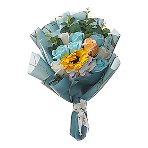 20 Sheets Flower Wrapping Papers Marble Flower Wrappers Waterproof Floral Bouquet Gift Package Paper Florist Packaging Supplies for Mother's Day Birthday Wedding Holiday Decoration