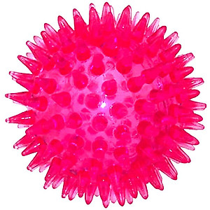 PetSport 2" Gorilla Spiky Ball Floating Dog Toy - Small | Vanilla Scented Super Durable TPR Rubber | Ultra Light, Strong & Bouncy | Play Fetch with Your Pet, Colors Will Vary