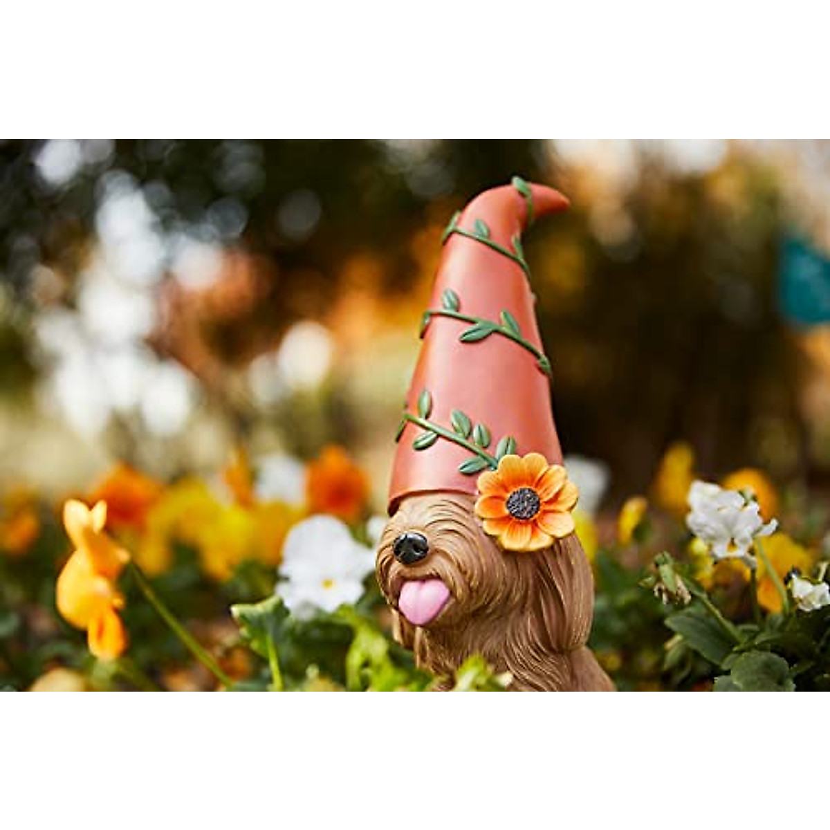 Original Doodle Gnome - Garden Gnomes Outdoor Dog Statue, Garden Décor, Cute Garden Sculptures & Statues