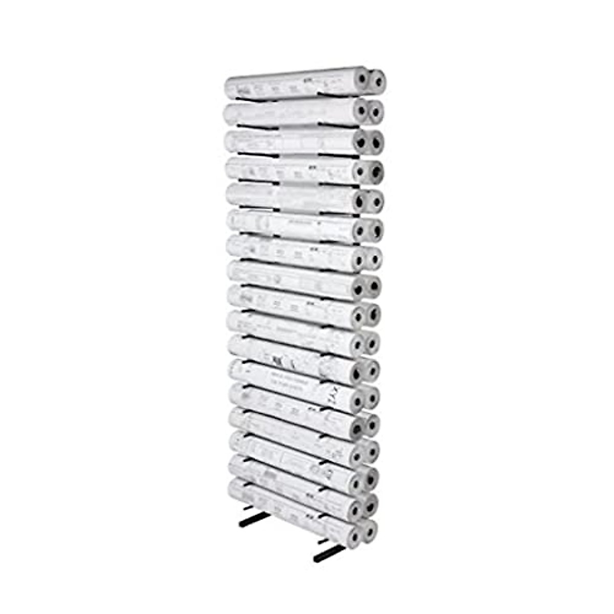 FixtureDisplays® Black Metal Blueprint Display 21X10X84" 16 Level Design Scroll Storage organizatoin Vertical 10055-NF