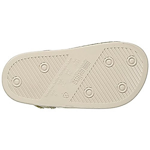 Mini Melissa Baby-Girl's Mini Beach Slide Sandal Flat, Gold Glitter, 9 M US Toddler