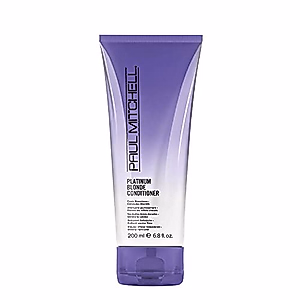Paul Mitchell Platinum Blonde Purple Conditioner, Cools Brassiness + Eliminates Warmth, For Color-Treated Hair + Naturally Light Hair Colors, 6.8 fl. oz.