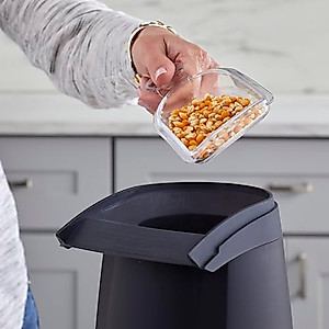West Bend Air Crazy Popcorn Machine for Healthy Snacking with No Oil, 4-Quart, Black