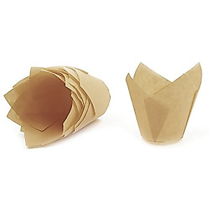 Gold Tulip Baking Cups, Mini Size, Pack of 125