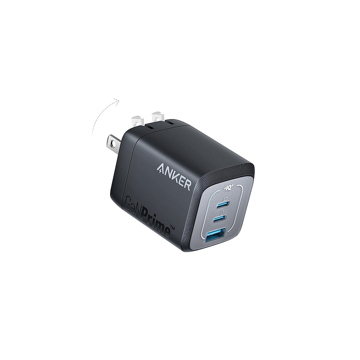 Anker Prime 67W USB C Charger, Anker GaN 3-Port Compact Fast PPS Wall Charger, For MacBook Pro/Air, Pixelbook, iPad Pro, iPhone 15/14/Pro, Galaxy S23/S22, Note20, Pixel, Apple Watch