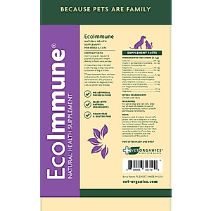 Immune System Support Supplement for Dogs & Cats. Natural, Vital Ingredients to Support a Healthy Pet Immune System. Simply Add to Pets Food. Packaging May Vary. (4 oz)