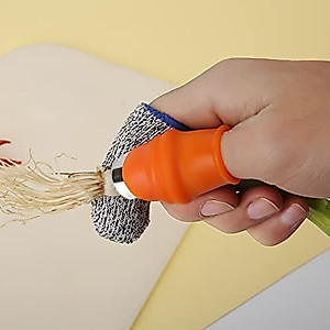 Garden Silicone Thumb Knife 14pack,Harvesting Tool,Separator Finger Gardening Tools,Vegetable Plant Fruit Picking Knife