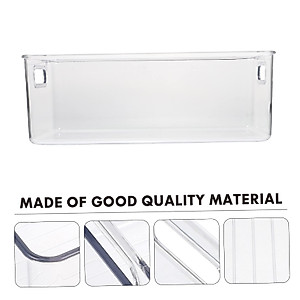 Hoement Home Gadgets Box Box Storage Basket Without Lid Storage Box Books Storage Rack Refrigerator Container The Pet Plastic Containers