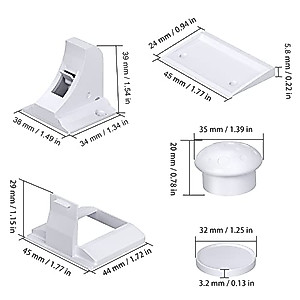 Child Safety Magnetic Cabinet Locks 6 Pack+2 Keys-AOSITE Baby Proofing Magnetic Drawer Locks for Kitchen with Adhesive No Drilling or Screws Fixed, 4 Baby Safety Cabinet Locks for Knobs