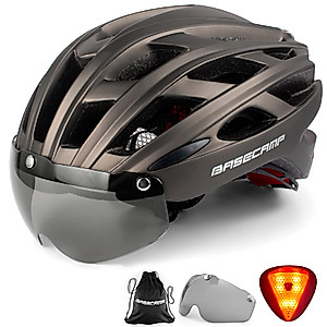 Basecamp Bike Helmet Men Women B10 (Black) + B19 (Tianium)