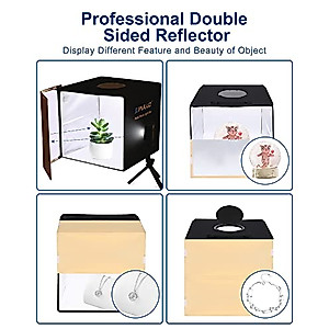PULUZ 11.8inch / 30cm Folding Portable Photography Shooting Light Tent for Product Display, Small Photo Studio Tent Box Kit with 6 Color Backdrops for SLR Camera Didigtal Camera Cellphone Shooting
