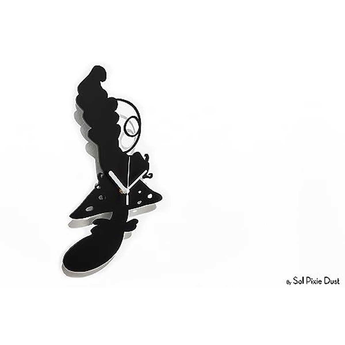 Smoking Caterpillar Silhouette Wall Clock - Alice and Wonderland - Wonderland Party - Alice's Adventures - Alice Decor - Funny Gift Ideas