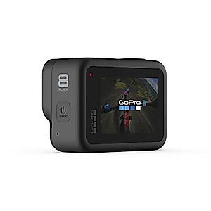 GoPro HERO8 Black - Waterproof Action Camera with Touch Screen 4K Ultra HD Video 12MP Photos 1080p Live Streaming Stabilization (International Model)