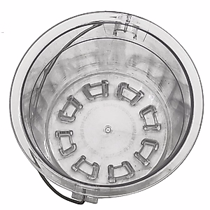 joystar Upgrade bucket Ice Creami Containers,Compatible with Ninja Creami Pints and Lids - 4 Pack, 16oz Cups NC301 NC300 NC299AMZ Series Ice Cream Maker (16oz pints NC300, Orange/purple/coffee/grey)