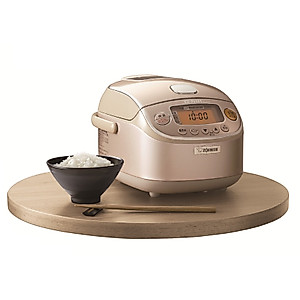 ZOJIRUSHI IH Pressure Rice Cooker 3 Cups Champagne Gold NP-RK05-NZ