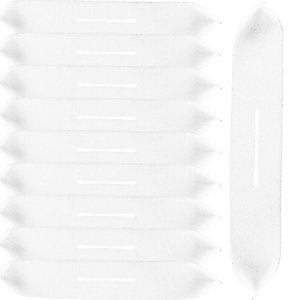 Uonlytech 50pcs Foam Padded for Hangers Clothing Hanger Sleeve Clothing Protectors Sponge Cases Shoulder Hanger Covers for Hanging Dresses Sweaters Suits White