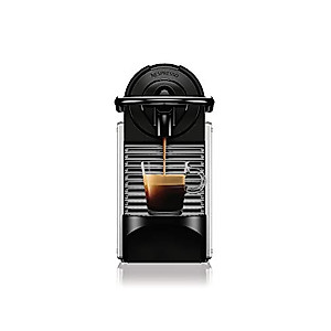 Nespresso Pixie Coffee and Espresso Machine by DeLonghi, 24oz, Aluminum